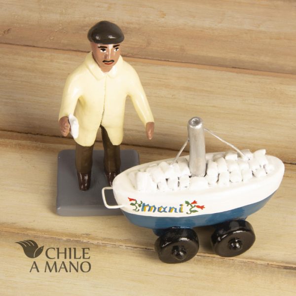 Vendedor con barquito Manicero | Chile a Mano